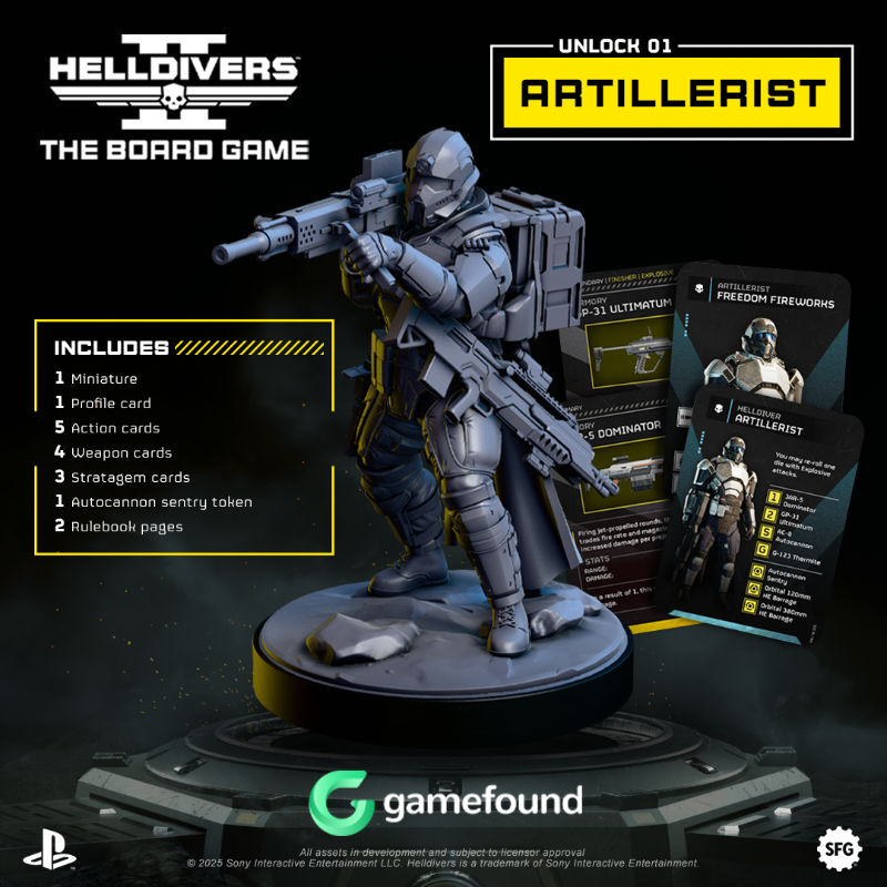 HELLDIVERS 2: The Board Game by Steamforged Games - New Helldiver Unlocked! The Artillerist ...