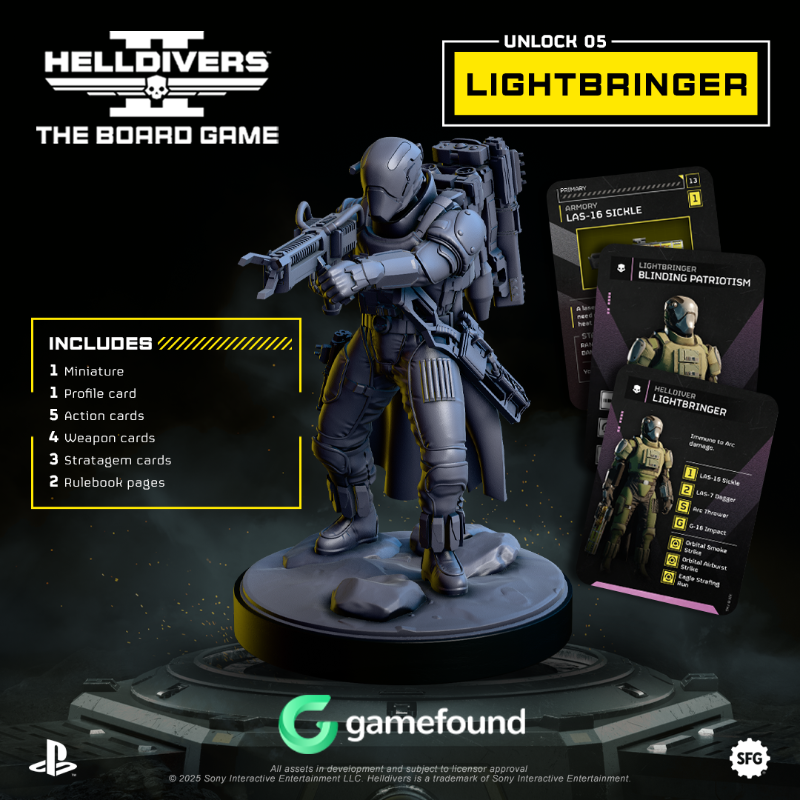 HELLDIVERS 2: The Board Game by Steamforged Games - New Helldiver Unlocked! The Lightbringer ...