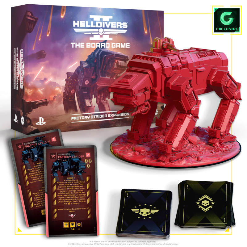 HELLDIVERS 2: The Board Game by Steamforged Games - The Factory Strider ...