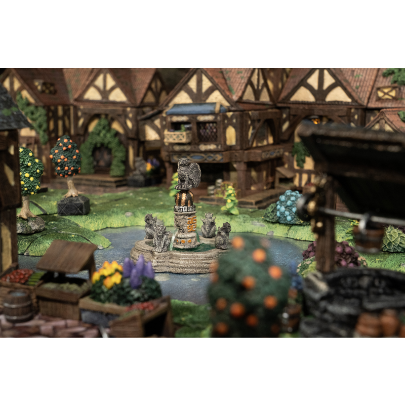 Cities Reforged: Tudor Village - Hand Painted Modular Terrain by Dwarven Forge - Day 9 - A ...