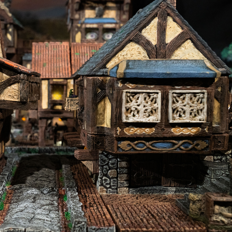 Cities Reforged: Tudor Village - Hand Painted Modular Terrain by Dwarven Forge - Day 2 - New ...