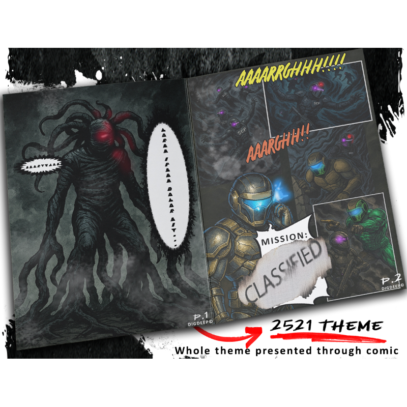 SCP The Boardgame: Confidential Crisis by DigDeep_Gaming - update #2 on "Themes" and "2521 comic ...