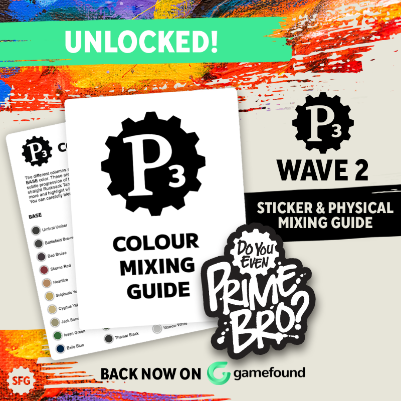 P3 Paints Wave 2 by Steamforged Games - Just Unlocked - Sticker and ...