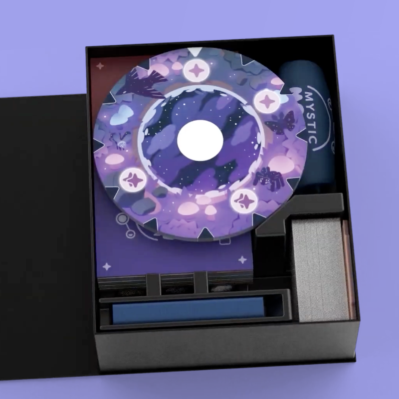 Mystic Moon by Unstable Games - Inside the boxes (and behind the ...
