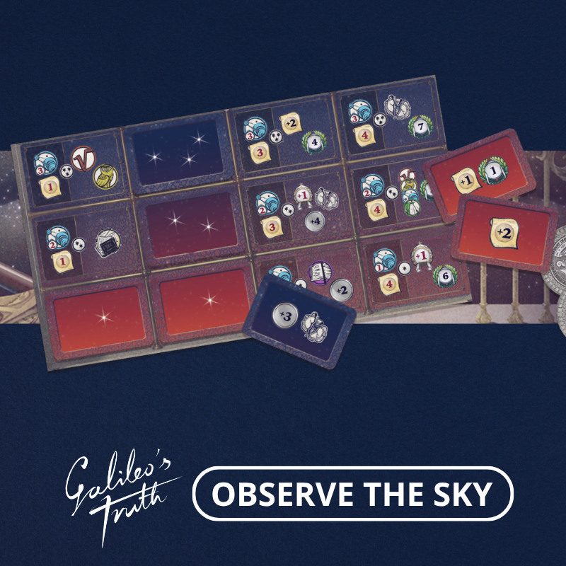 Galileo's Truth by Thundergryph Games - Observe the sky - Gamefound