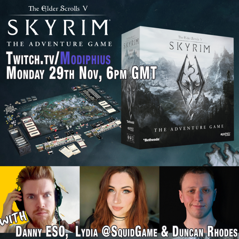 The Elder Scrolls V: Skyrim The Adventure Game by MODIPHIUS ENTERTAINMENT - TTS Mod Update ...