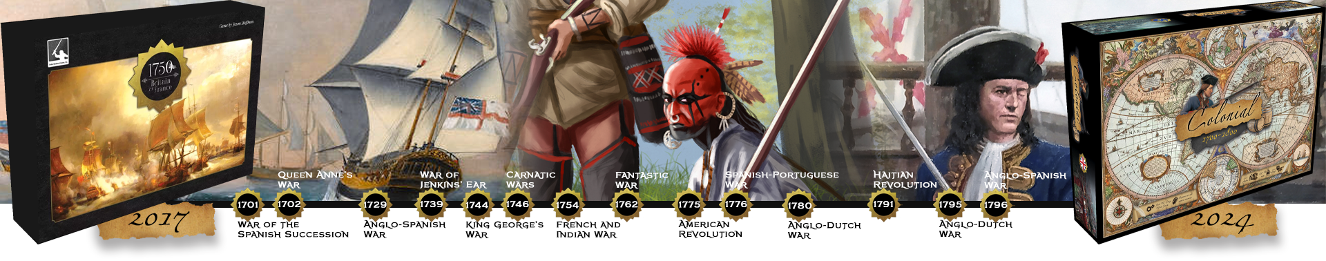 Colonial 1700-1800 by Juegos_Mosquete - Gamefound