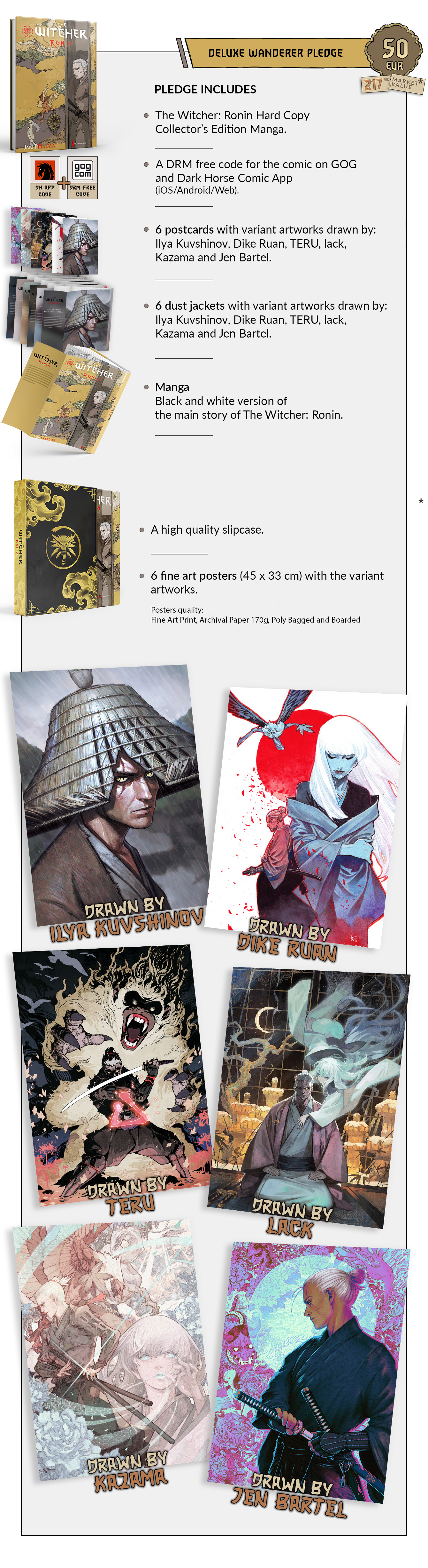 The Witcher: Ronin - A Hard Copy Collector's Edition Manga by Go On ...