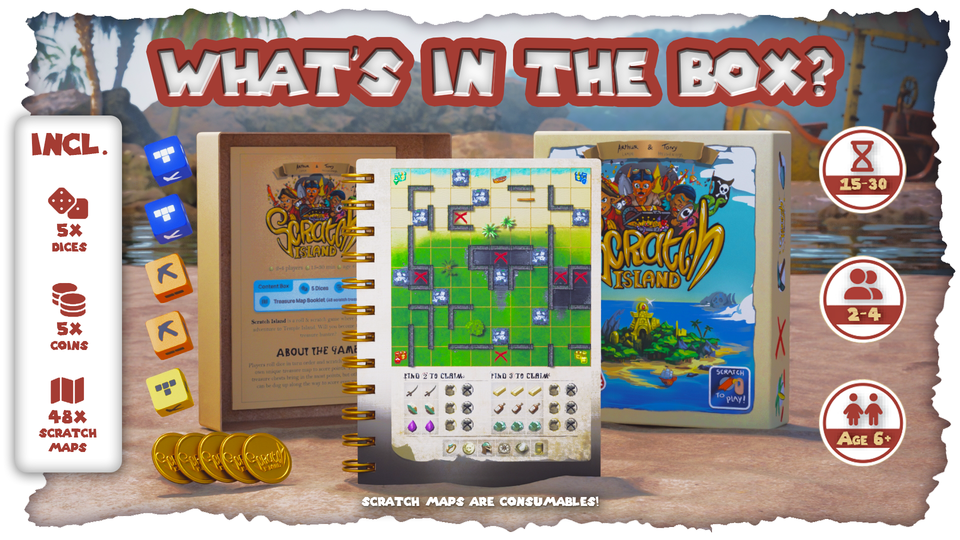 Scratch Island by Garlock Games - Gamefound
