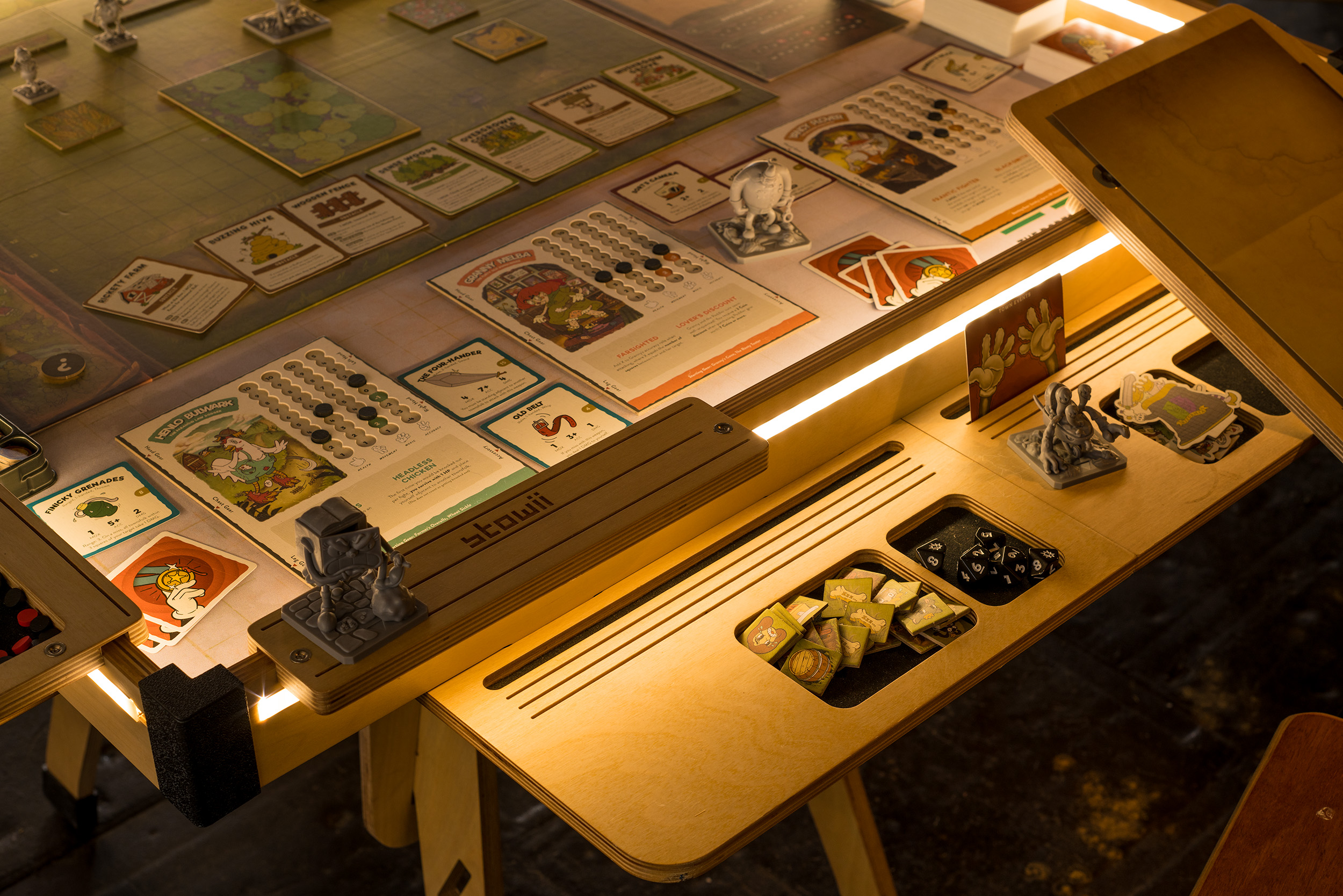 Stowii - The Portable, Foldaway Gaming Table That's Game For Anything ...