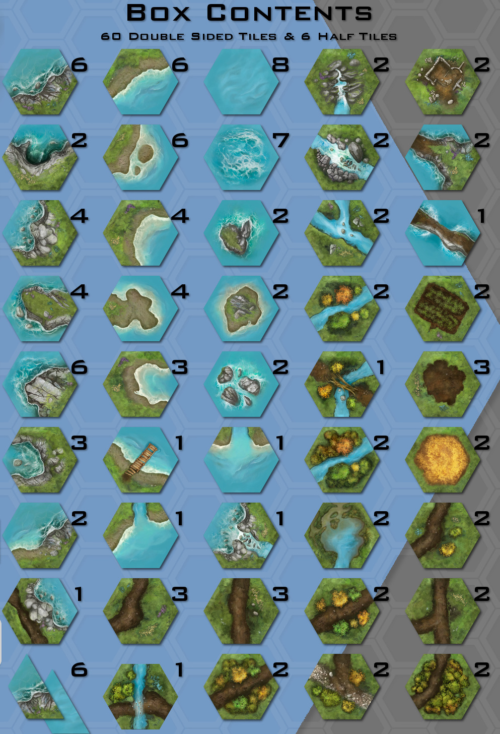 TerraTiles: Hexagon Terrain Tiles for RPGs and Wargames by Ravenkeep ...