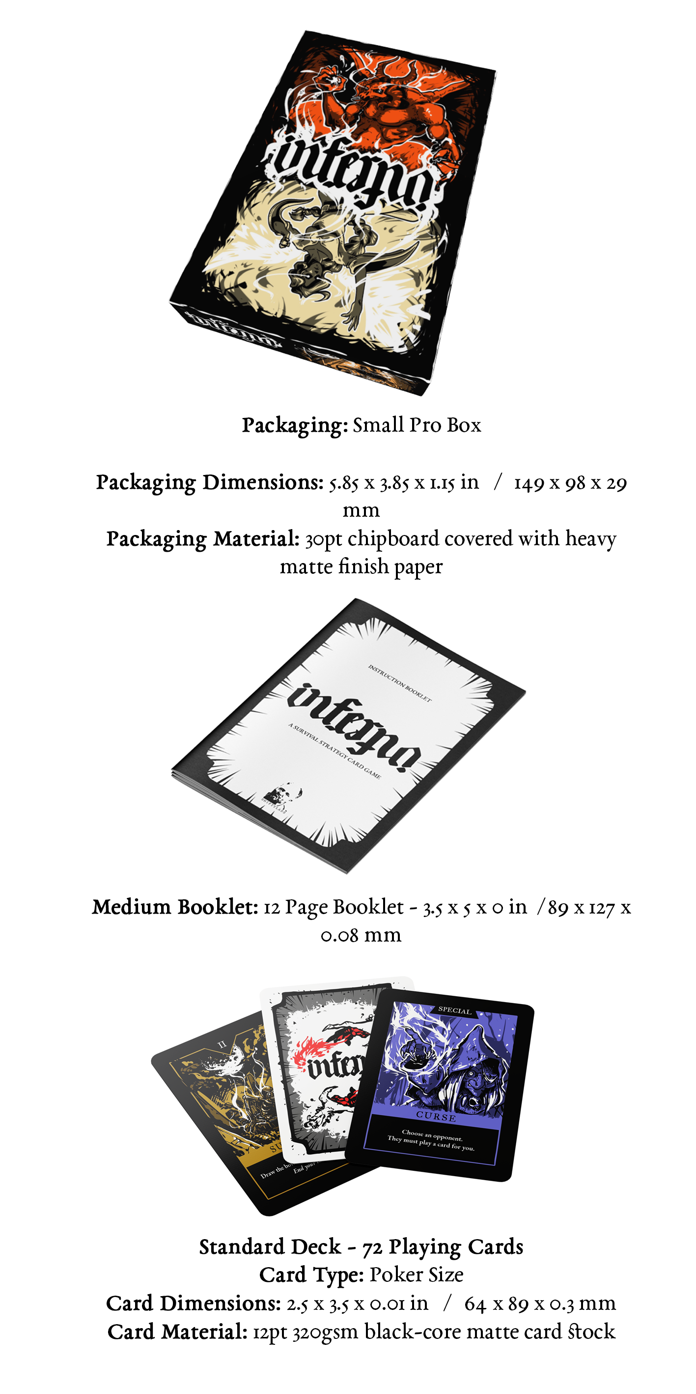 Inferno: Card Game by shiftylads - Gamefound