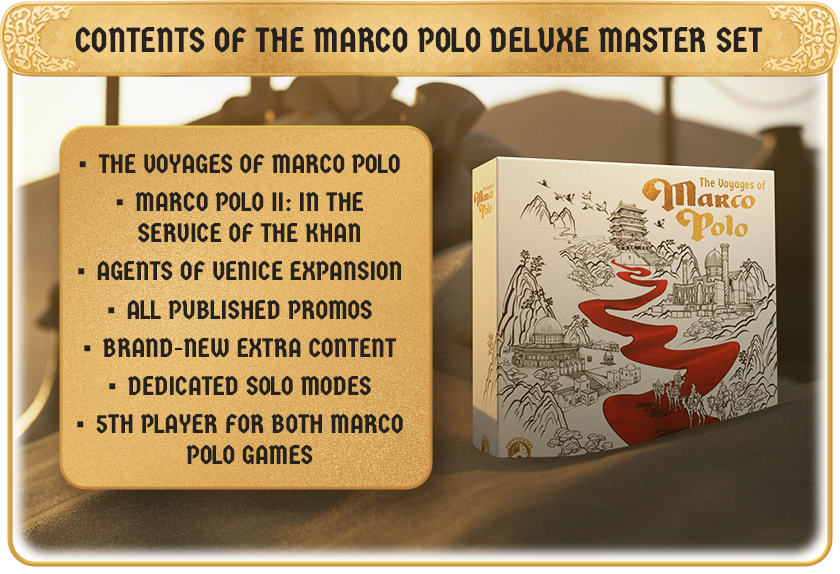Marco Polo Deluxe Master Set by Board&Dice - Gamefound