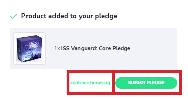 ISS Vanguard by Awaken Realms - The Pledge Manager has reopened! Late ...