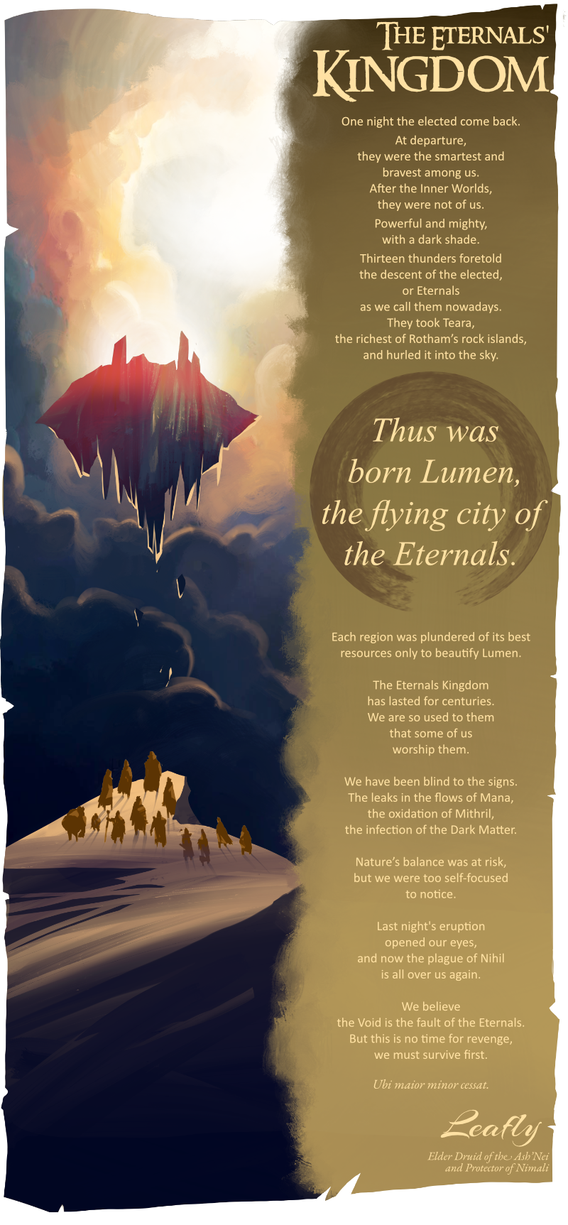 Legends of Void by Twoidgames - Chronology of the Outer Lands - Gamefound