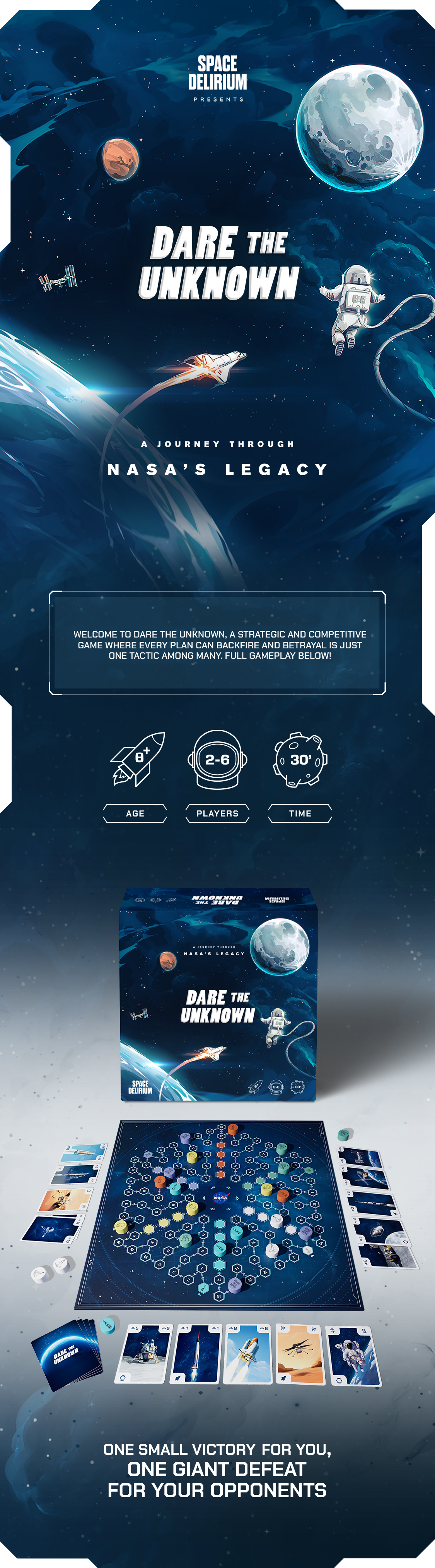 Dare The Unknown by Space Delirium - Gamefound