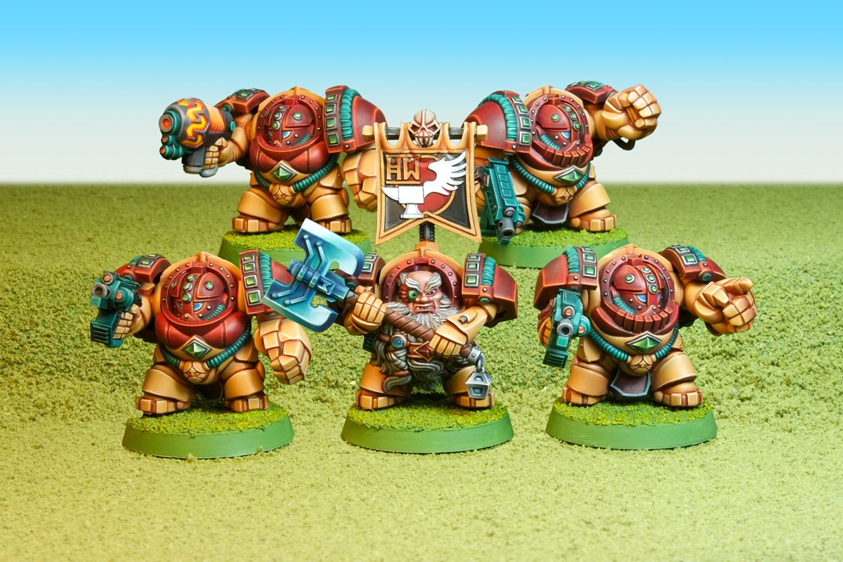 Exö-Squad Röknaut Space Dwarf Miniatures by Ontos Games - Gamefound