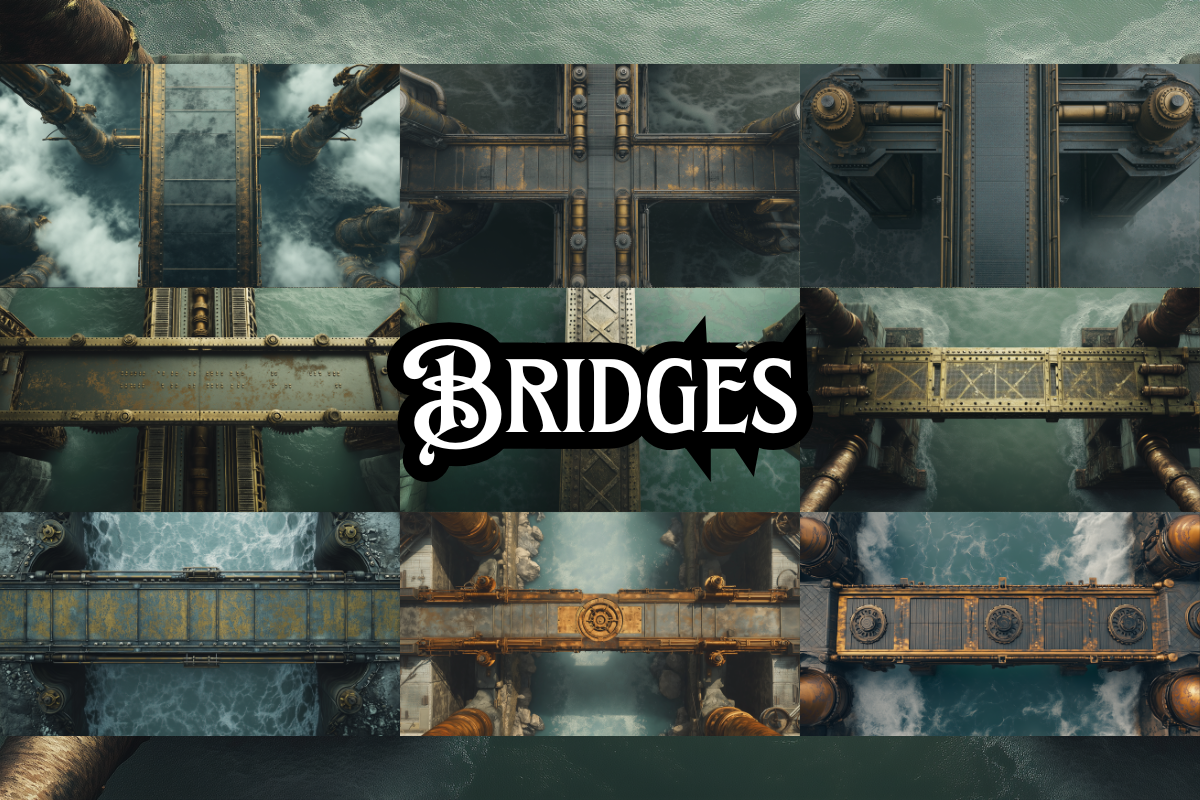 450 Steampunk Battle Maps for TTRPG and VTT by Agnesagraphic - Gamefound