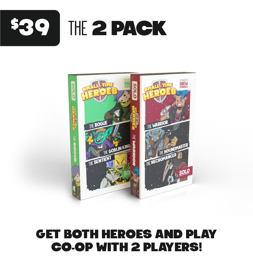 Small-Time Heroes [Solo Game of the Month] by Gabe-Barrett - Gamefound