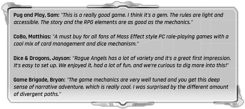 Rogue Angels by Sun Tzu Games - Gamefound