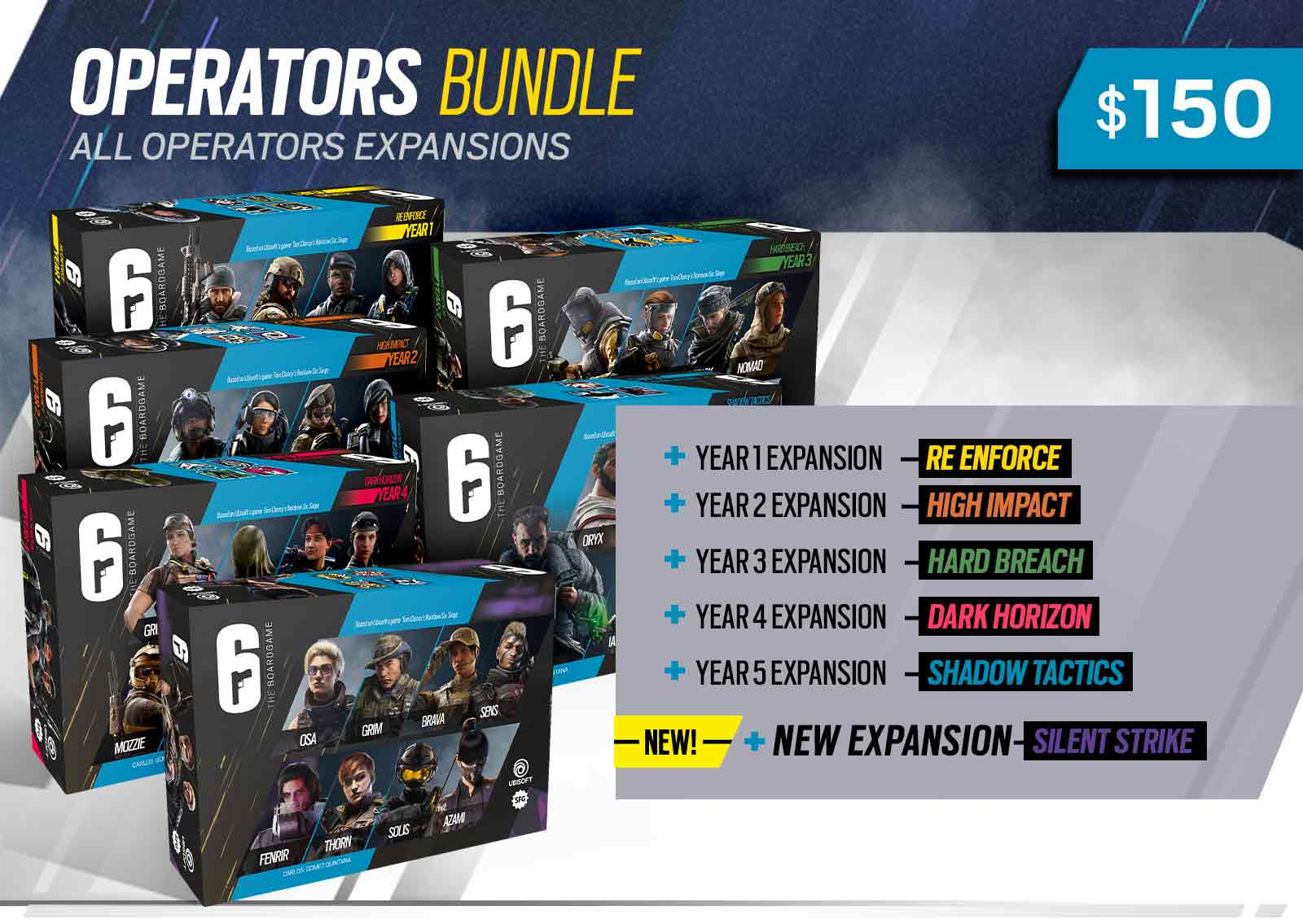 6: Siege - The Board Game Pre-order | Steamforged by Steamforged Games ...