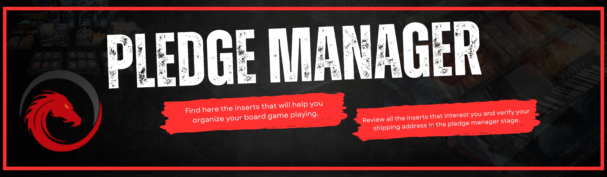 Colorful inserts with artworks for popular games 4 by e-Raptor - Gamefound