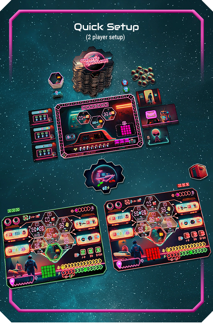 Galaxy Postman - A Space Adventure by Hodari Spiele - Gamefound