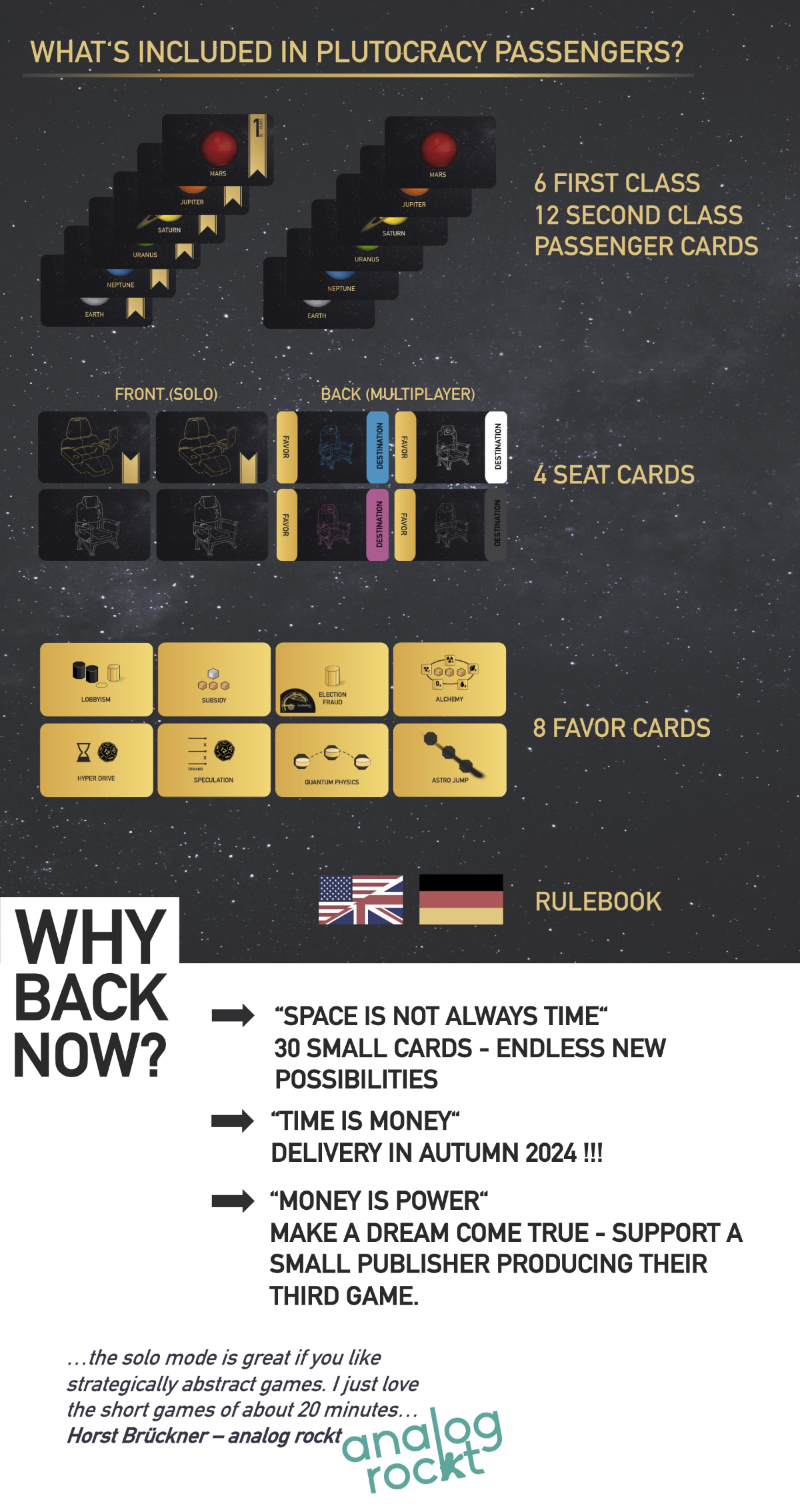 Plutocracy: Passengers by Doppeldenkspiele - Gamefound