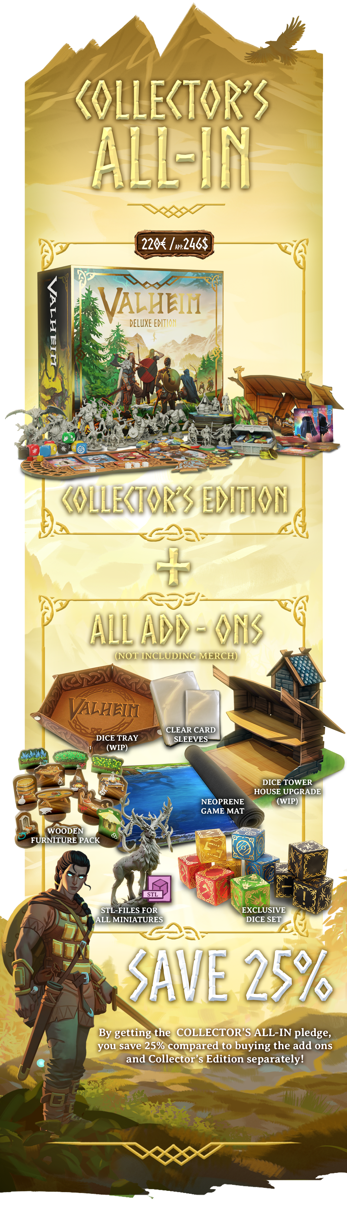 Valheim: The Board Game by MOOD Publishing - Gamefound