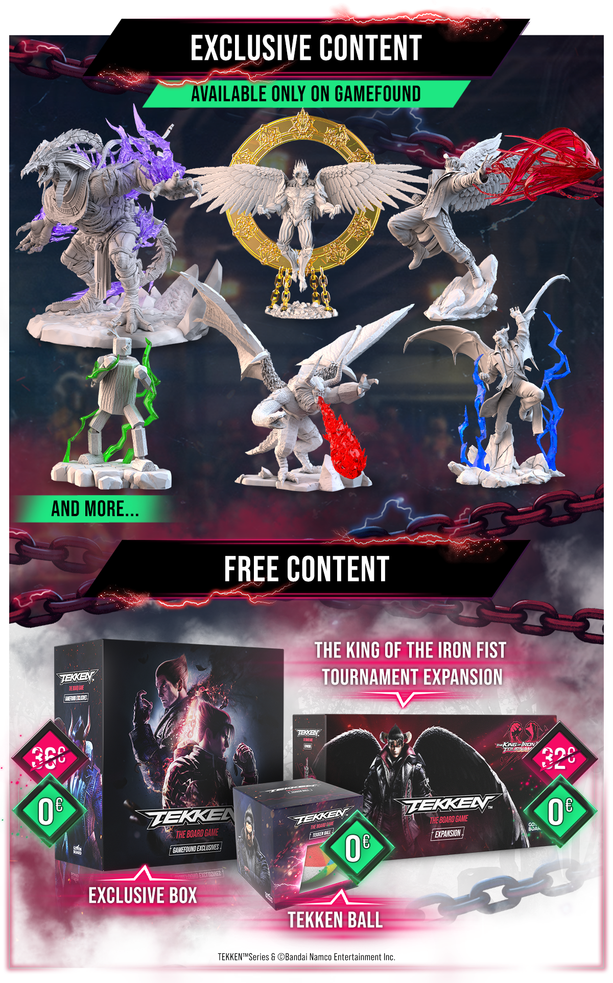 TEKKEN - The Board Game by Go On Board - Gamefound