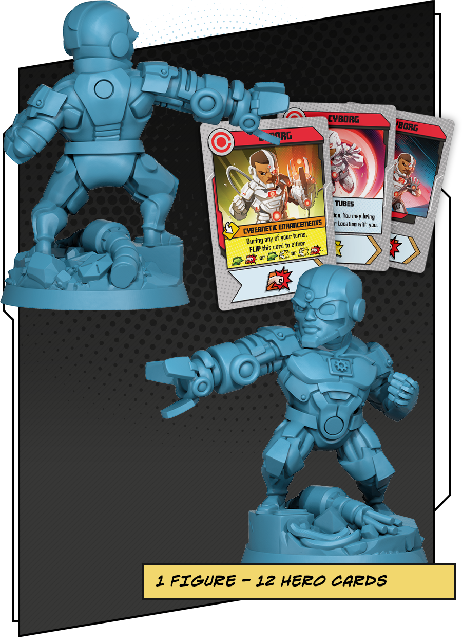 DC Super Heroes United by CMON - Core Box Heroes and Villains - Gamefound