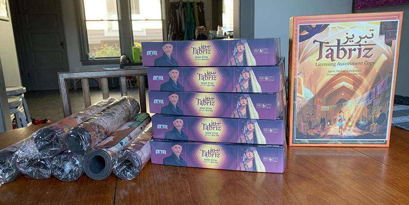 Tabriz by Crafty Games - The Road to Tabriz: Rulebook Reveal, Gen Con, and More - Gamefound