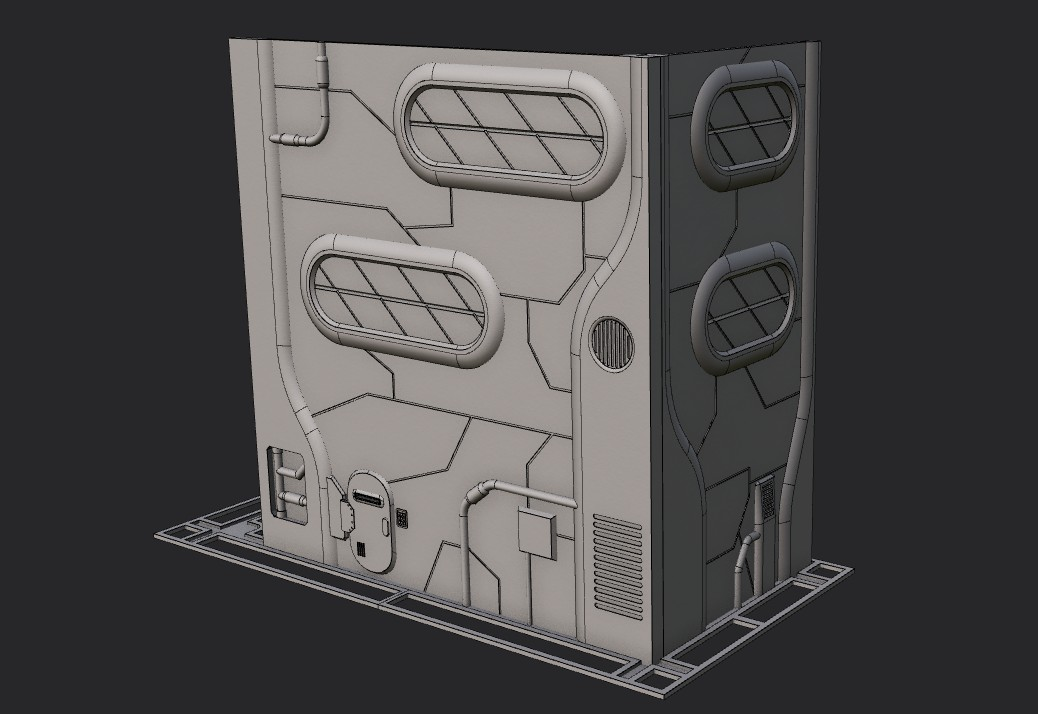 WTC Foldable Sci-Fi Terrain Set by FRTO - Gamefound