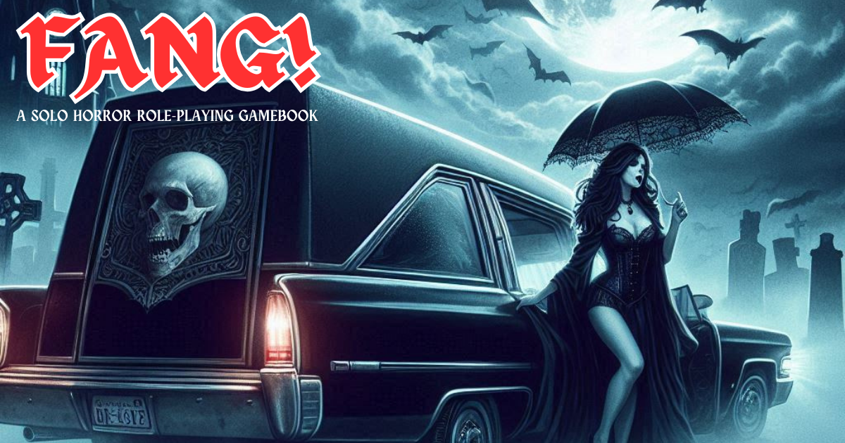 FANG! Gothic Horror Solo Role-Playing Game by BrickByBrick RPG Games ...