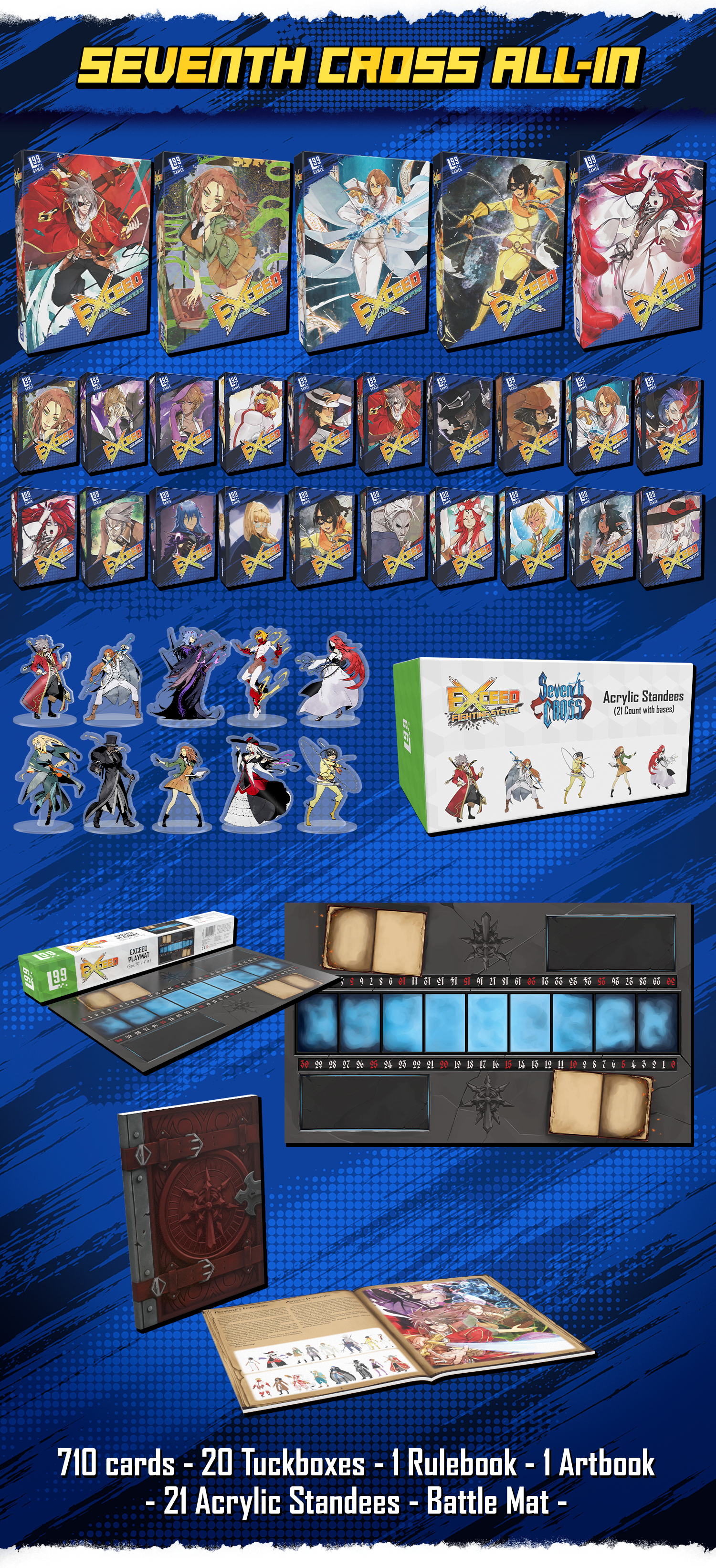 Exceed: Seventh Cross by Level 99 Games - Gamefound