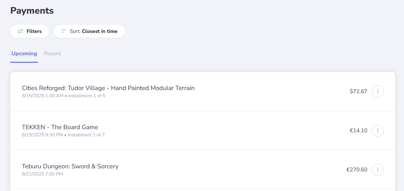 [What's New] Introducing My Projects 2.0 - Your Dashboard! - Gamefound