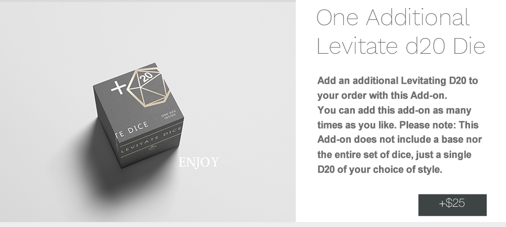Make Your Own LEVITATING DICE Kits by Conflict Games - Gamefound