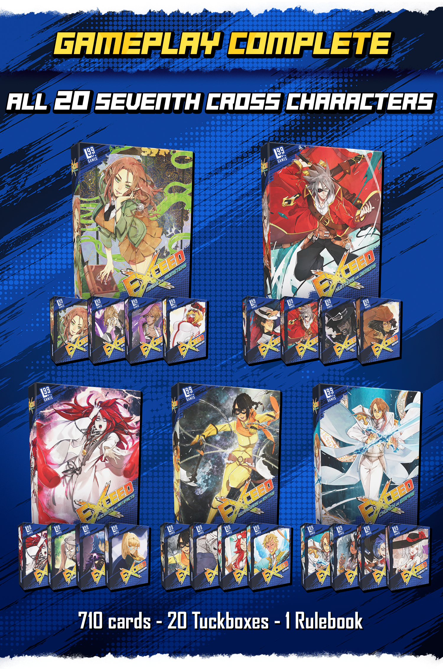 Exceed: Seventh Cross by Level 99 Games - Gamefound