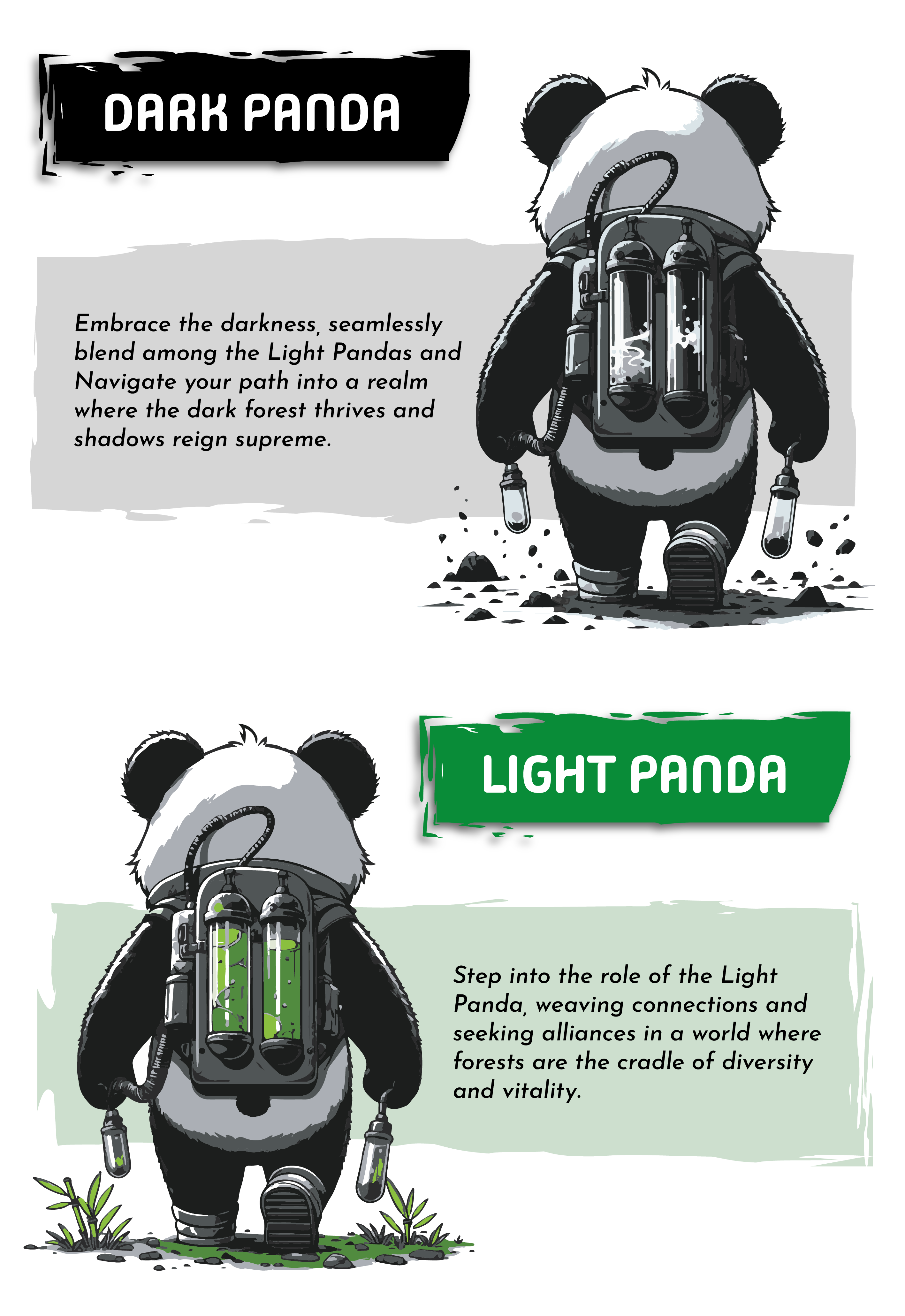 Backpack Panda by bpkgames - Gamefound