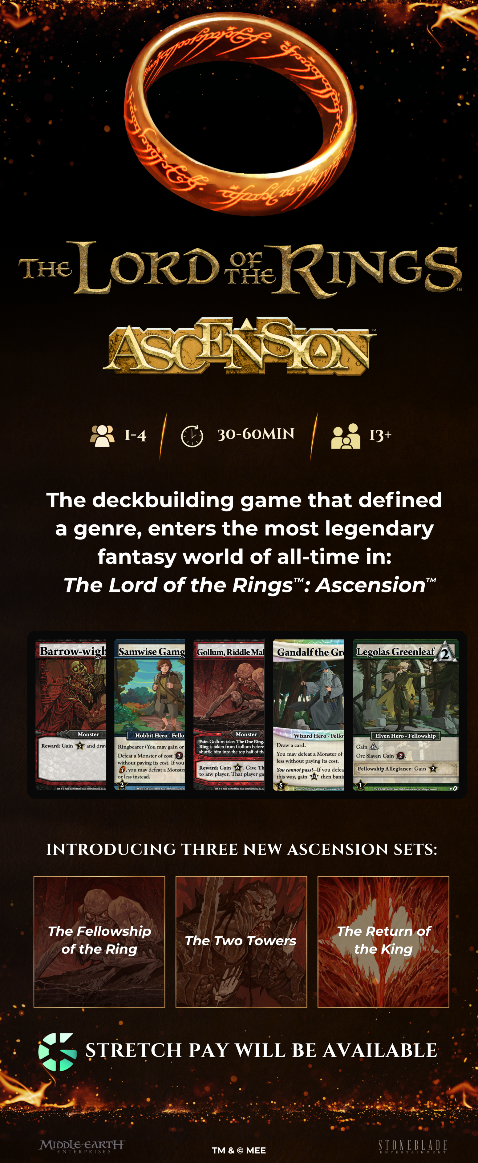 The Lord of the Rings: Ascension by Stone Blade Entertainment - Gamefound