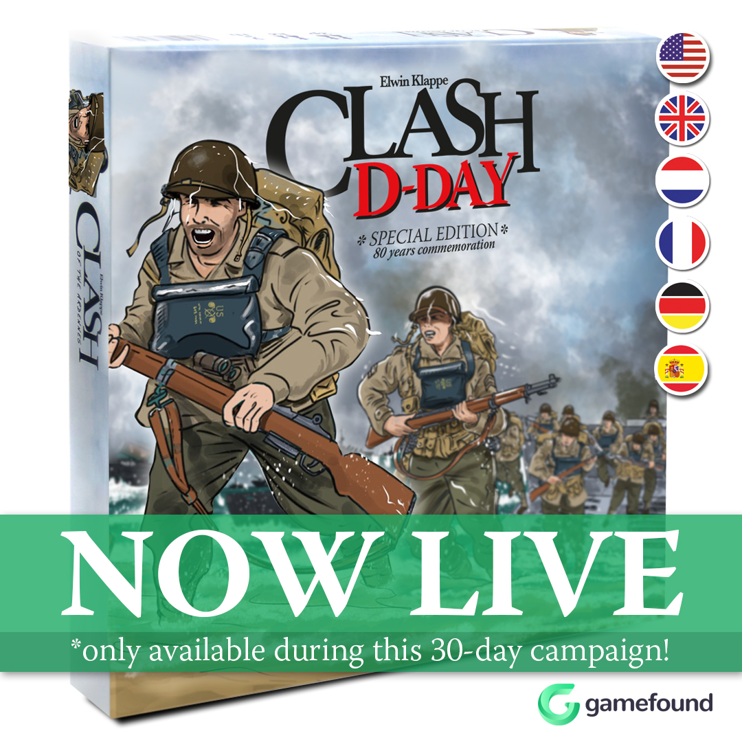 Clash - D-Day Special edition by Elwin Klappe - Gamefound