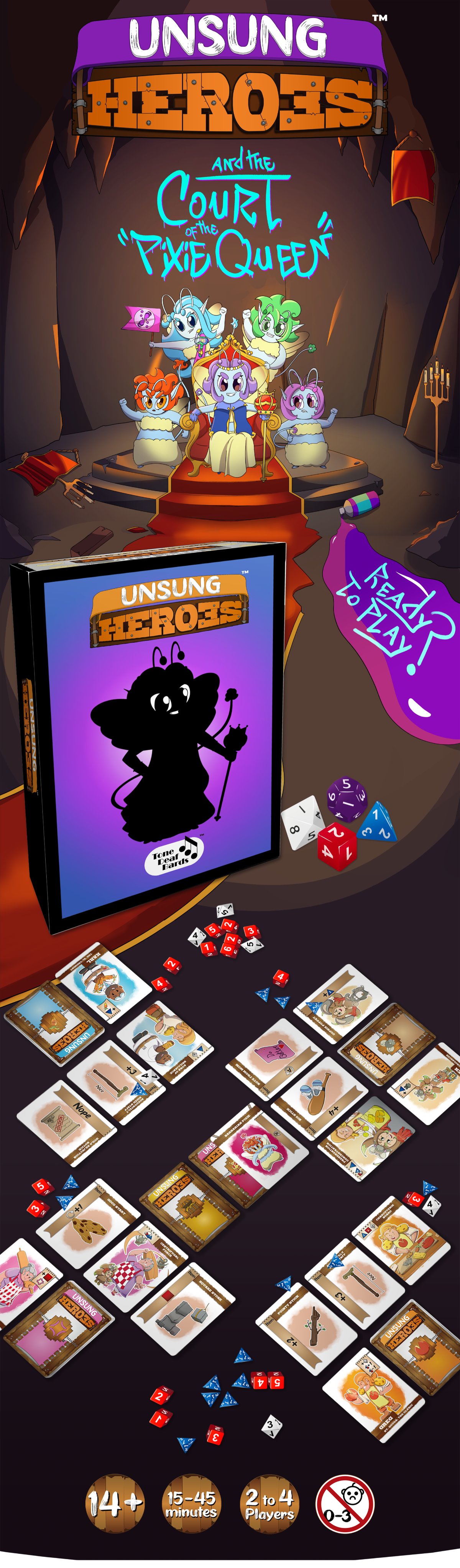 Unsung Heroes: Court of the Pixie Queen by Tone Deaf Bards - Gamefound