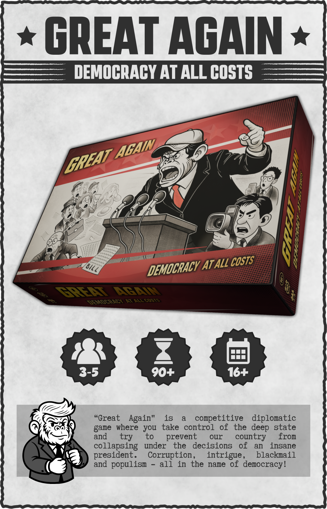 Great Again: Democracy At All Costs by Great Again - Gamefound