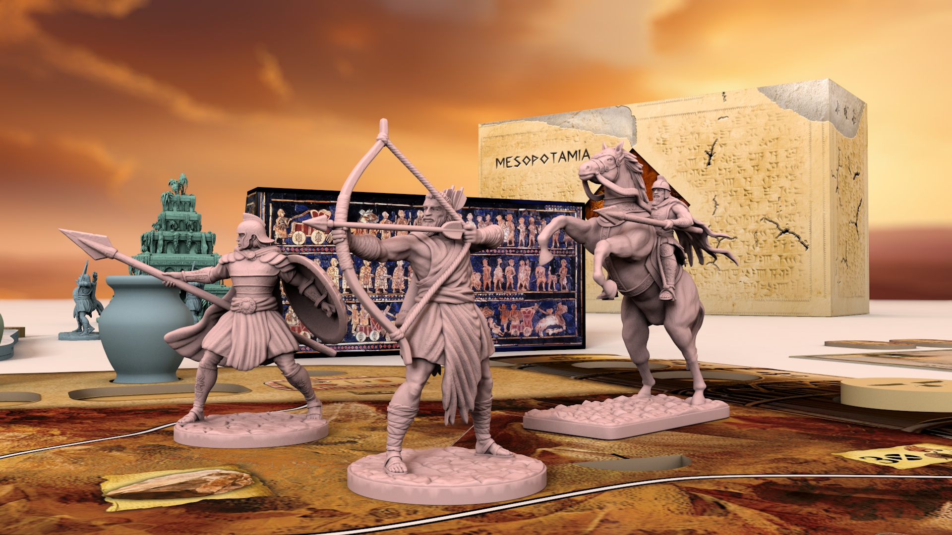 Mesopotamia by Meeple Pug - Discover Mesopotamia in UKGE - Gamefound