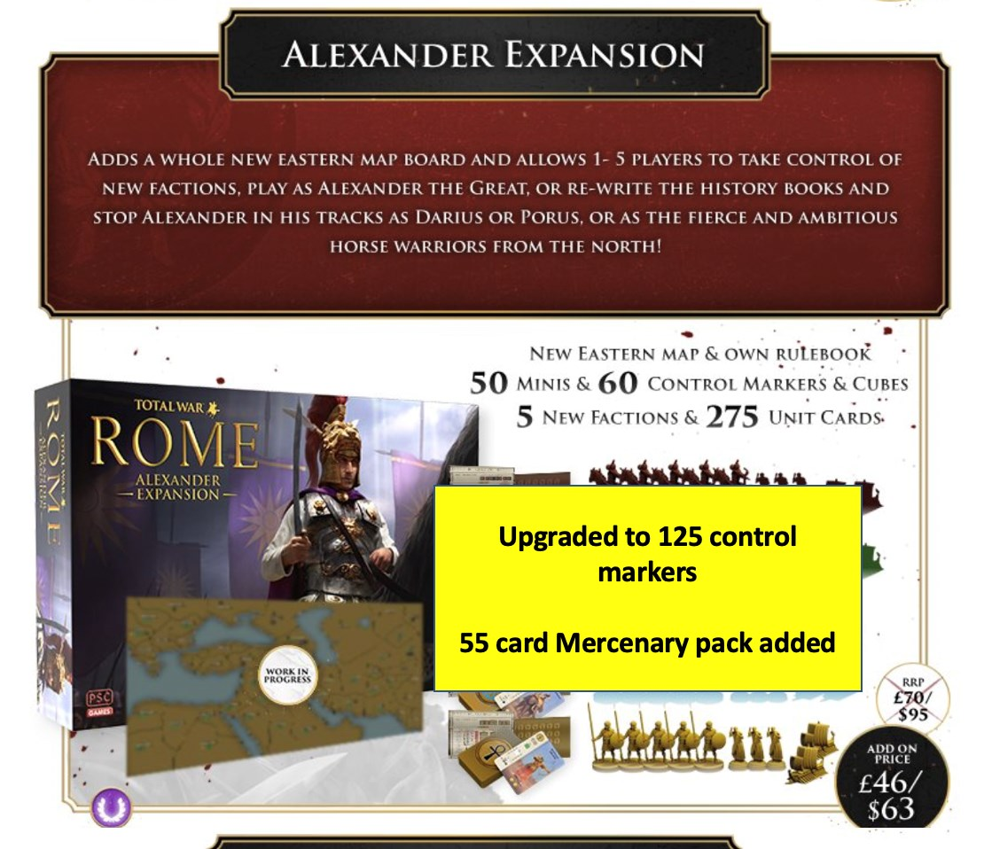 Total War: ROME: The Board Game by Colour Command & Combat Ltd - Happy ...