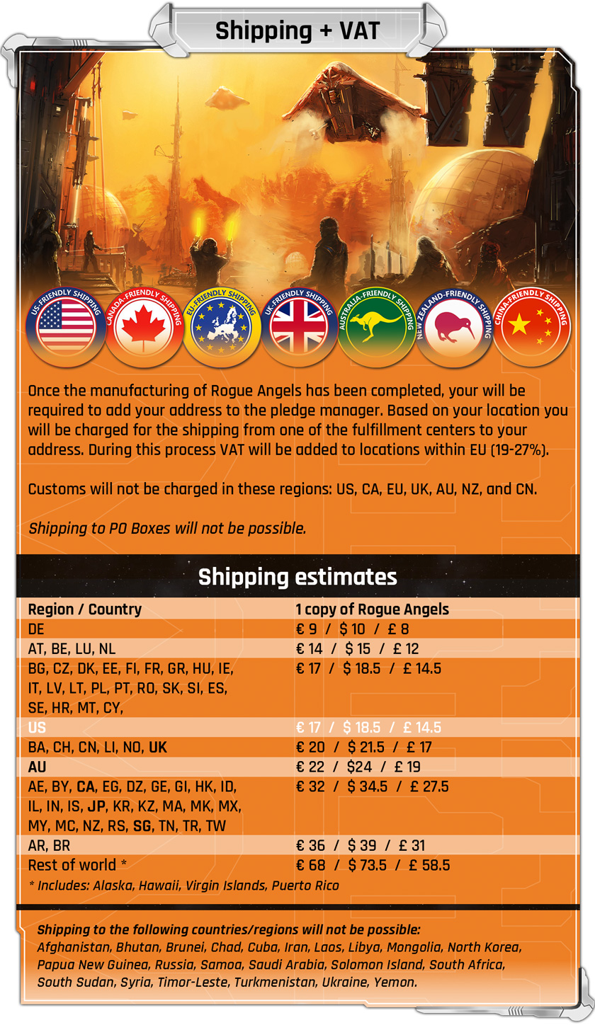 Rogue Angels by Sun Tzu Games - Gamefound