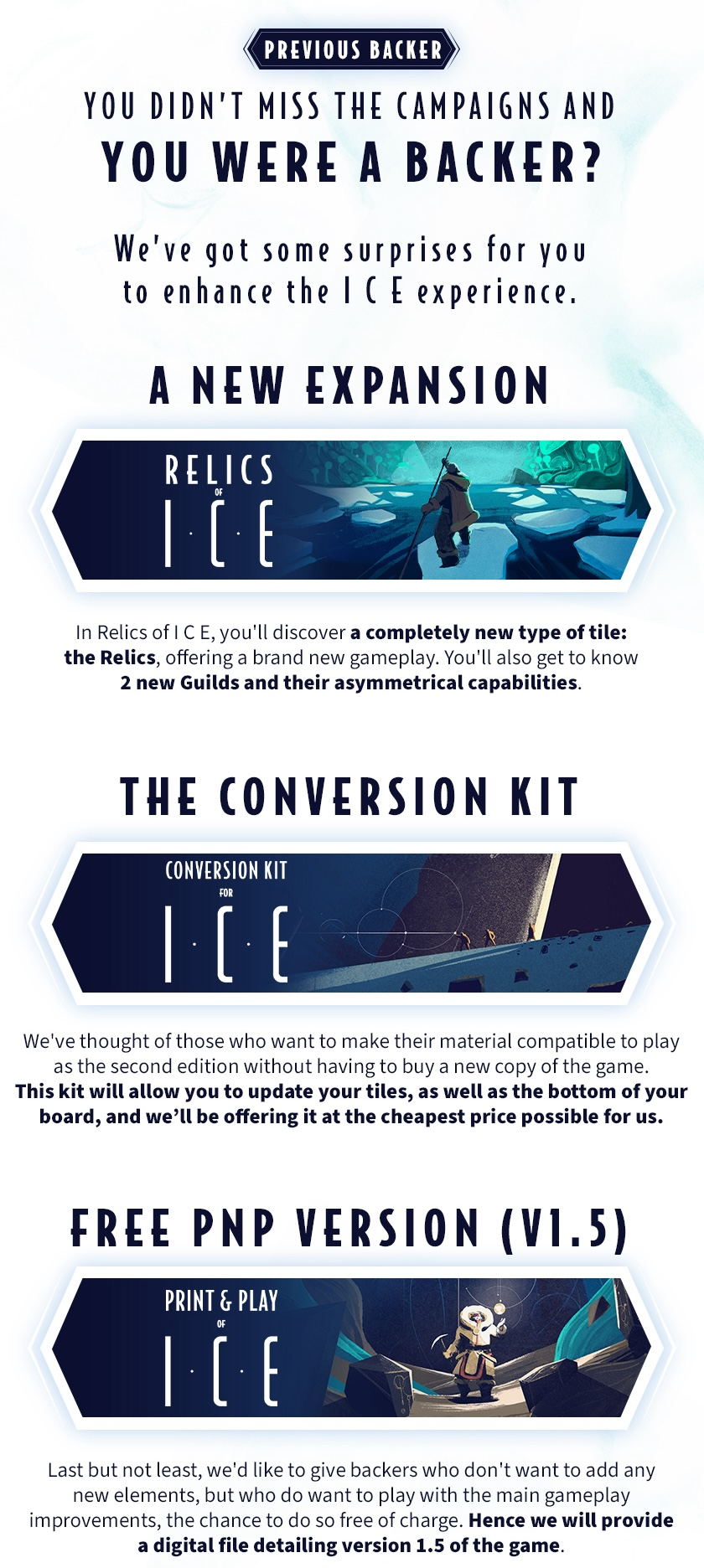 I C E Unlimited by ThisWay - Gamefound