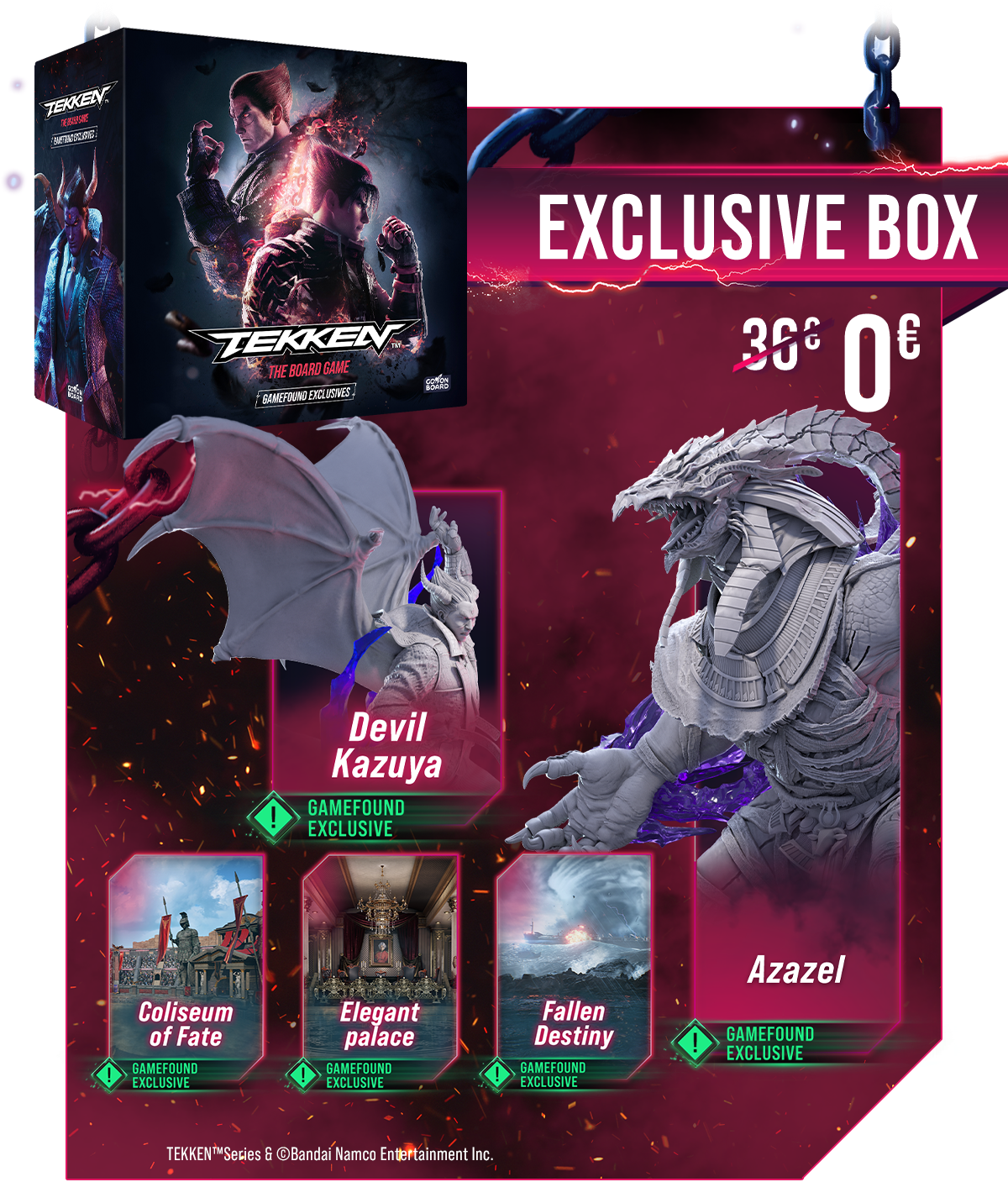 TEKKEN - The Board Game by Go On Board - Gamefound