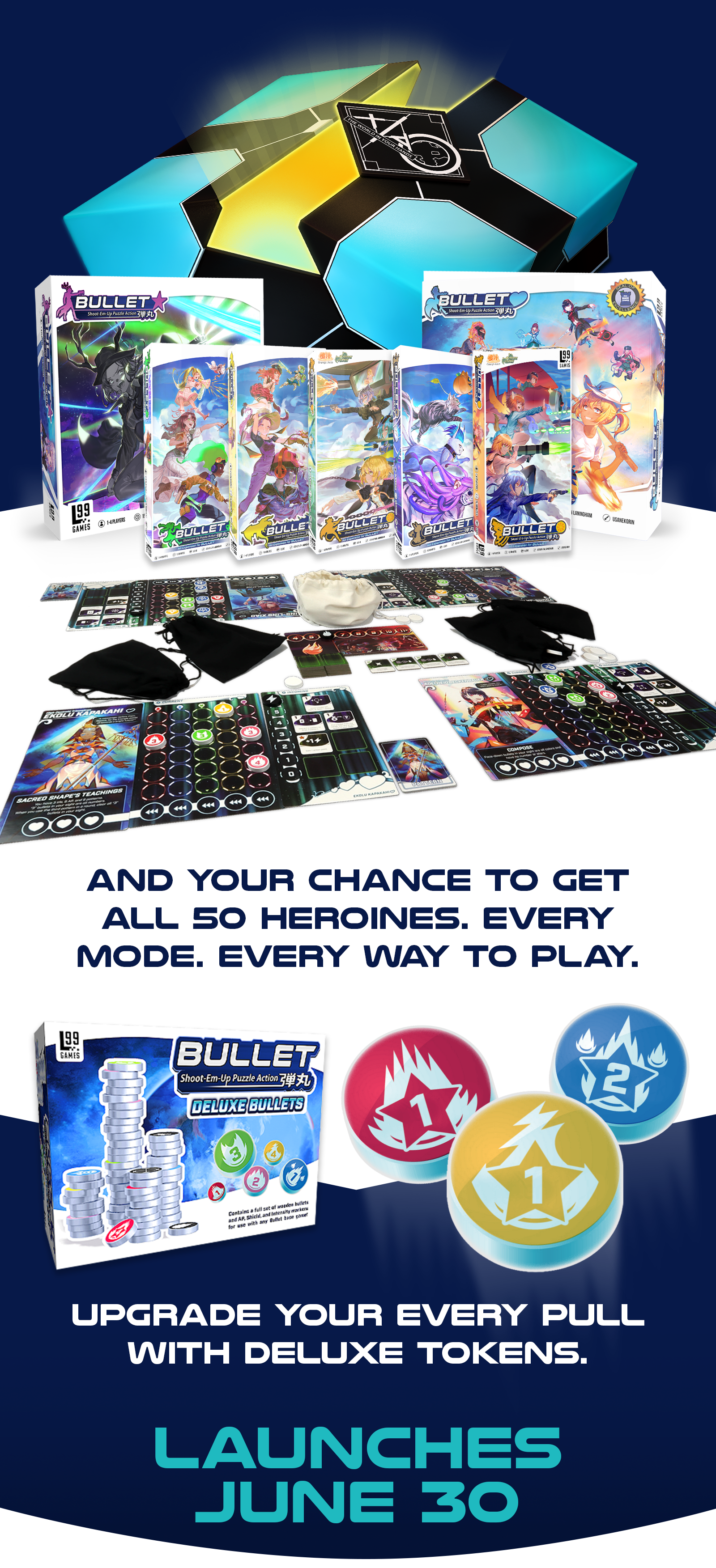 Bullet Galaxy: Two New Expansions for Bullet! by Level 99 Games - Gamefound