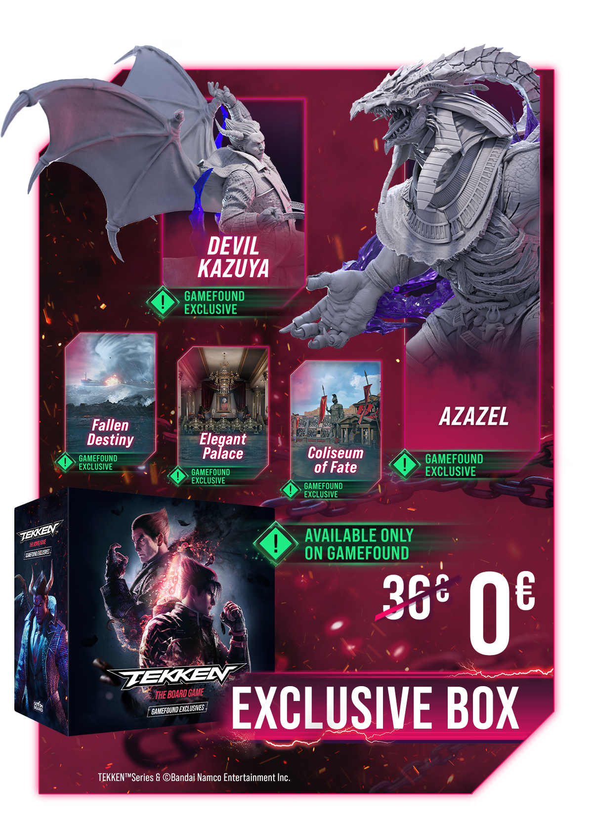 TEKKEN - The Board Game by Go On Board - Only 1 Day Left to Back TEKKEN ...